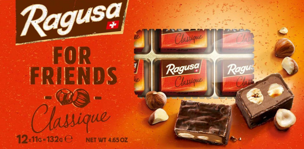 Ragusa For Friends Classique - Chocolate with Praline Filling and Whole ...