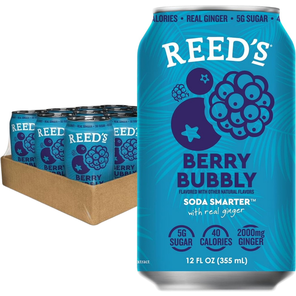 Reeds Berry Bubbly Functional Soda (12 Pack) – Martie