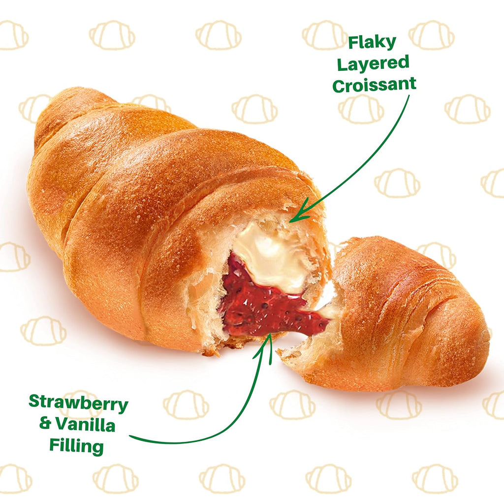 7 Days Strawberry & Vanilla Croissant (6 Pack) – Martie