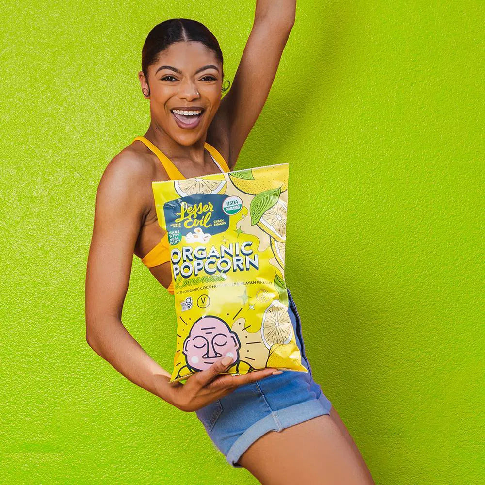 Lesser Evil Organic Popcorn Lemonade – Martie