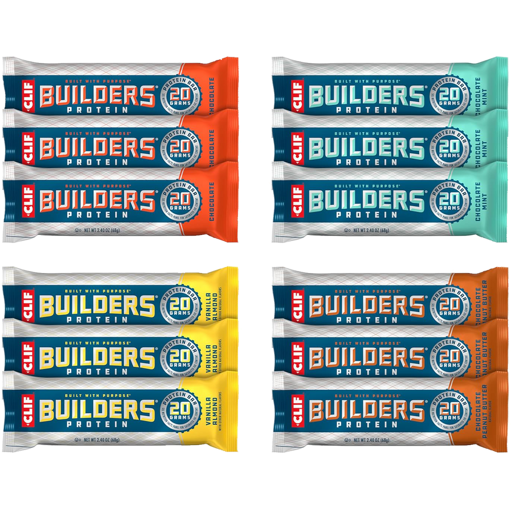 Clif Plant Based Protein Bars Variety Pack (12 CT) – Martie