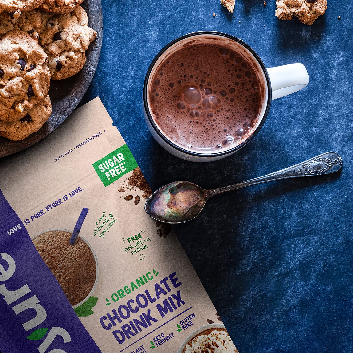 Pyure Organic Sugar Free Chocolate Drink Mix – Martie