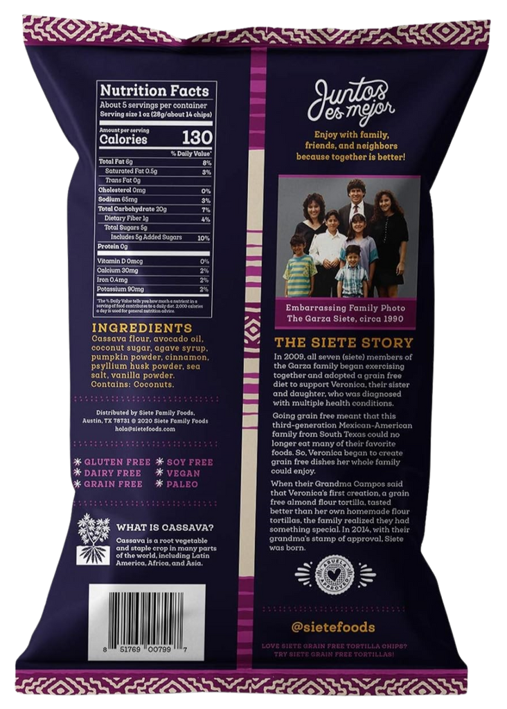Siete Churro Strips Tortilla Chip – Martie