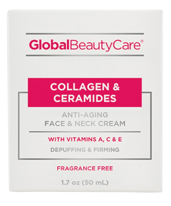 Global Beauty Care Collagen & Ceramides Anti-aging Face and Neck Cream ...
