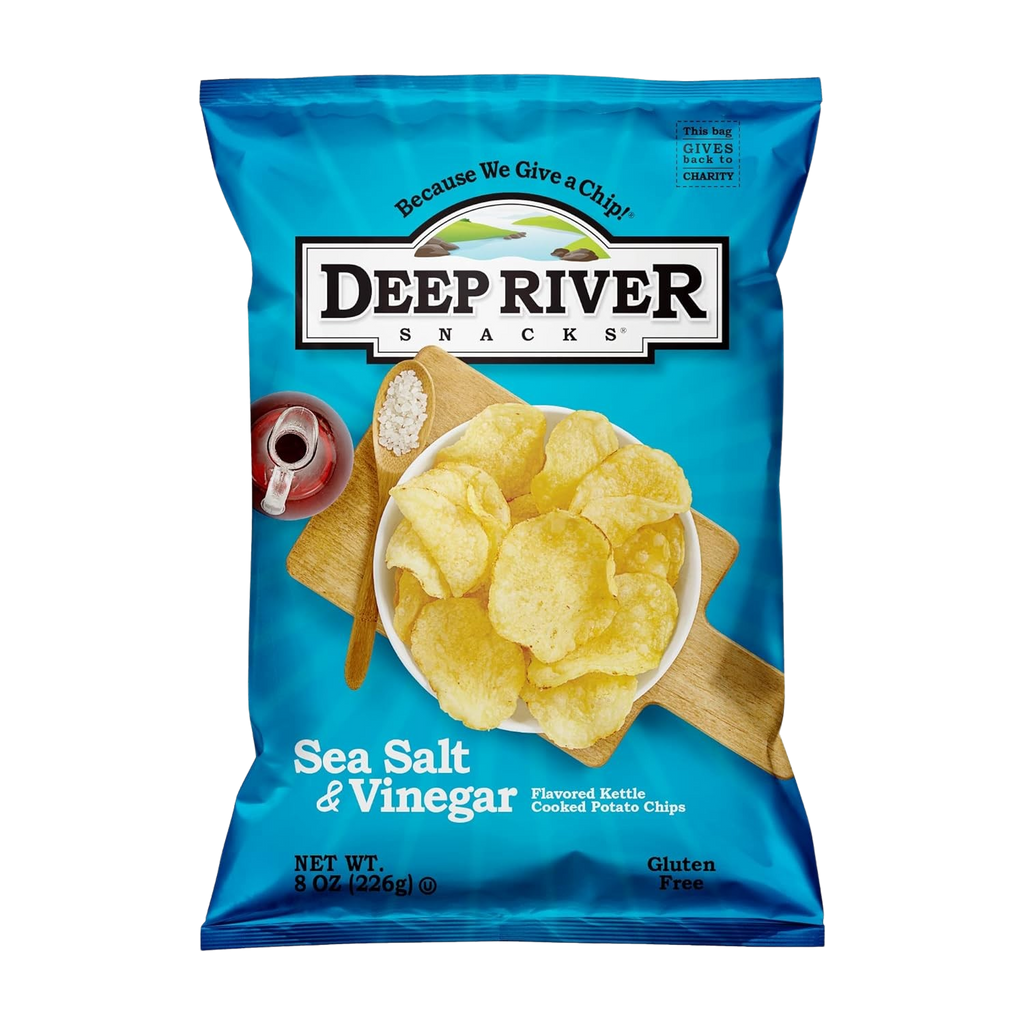 Deep River Sea Salt & Vinegar Kettle Cooked Potato Chips – Martie