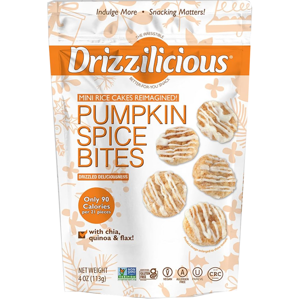 Drizzilicious Pumpkin Spice Bites Rice Crisps – Martie