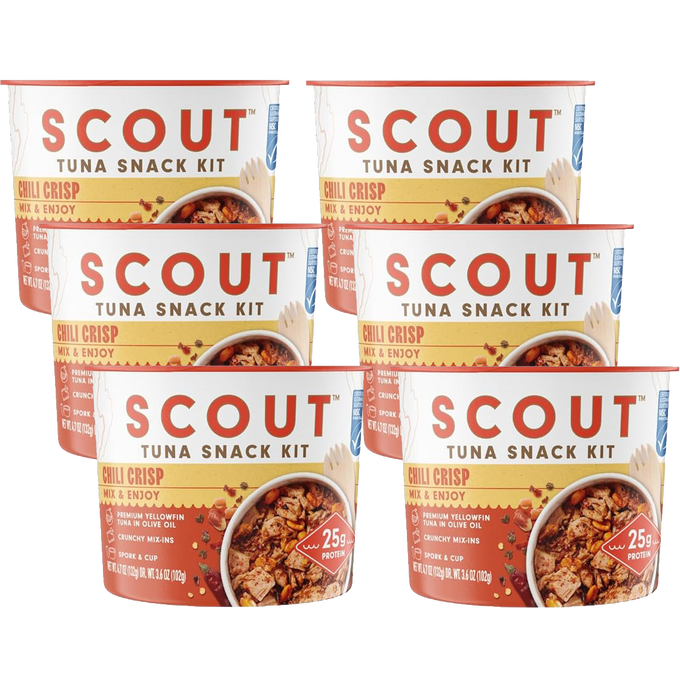 Scout Chili Crisp Tuna Snack Kit (6 Pack) – Martie