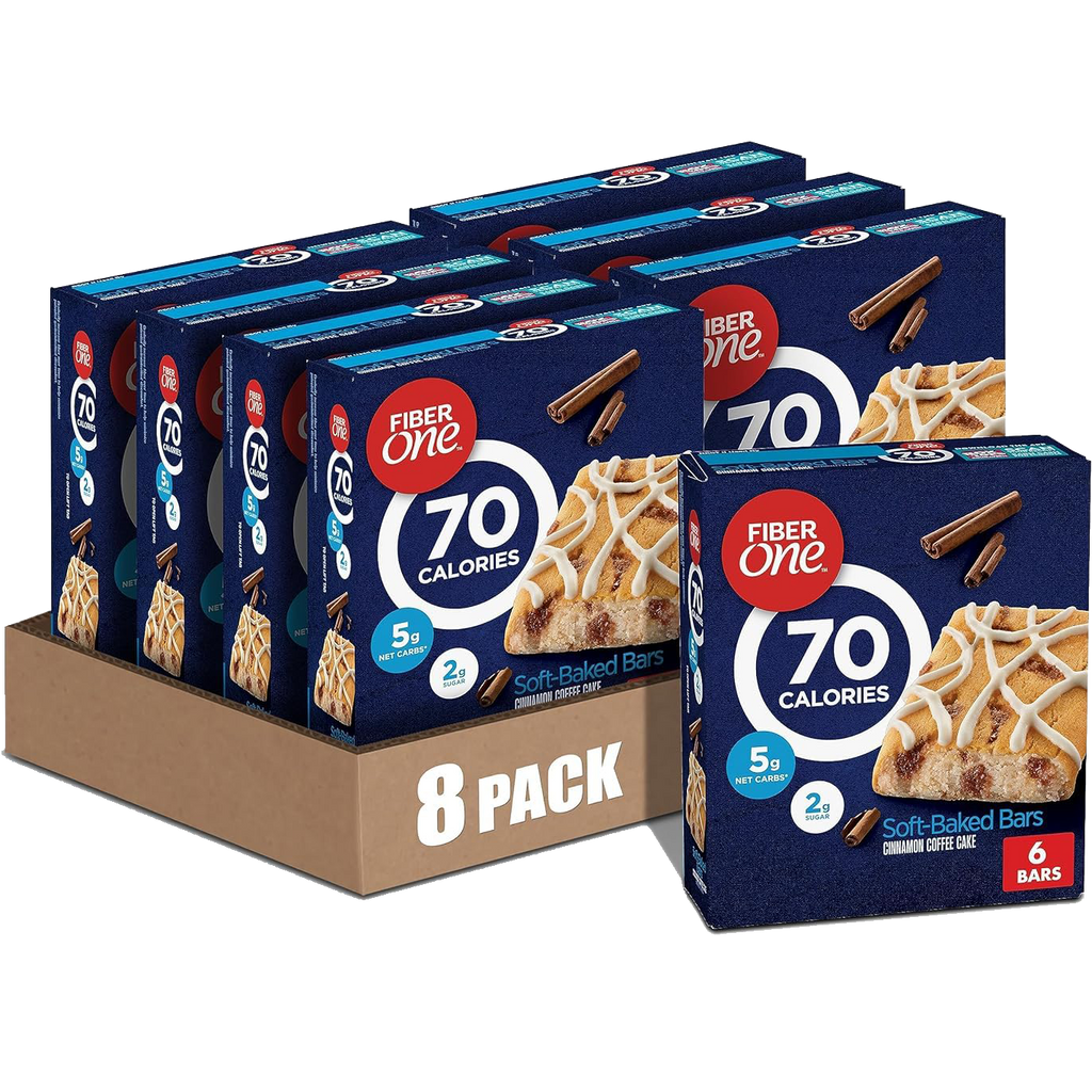 Fiber One 70 Calorie Cinnamon Coffee Cake Bar (8 Pack) – Martie