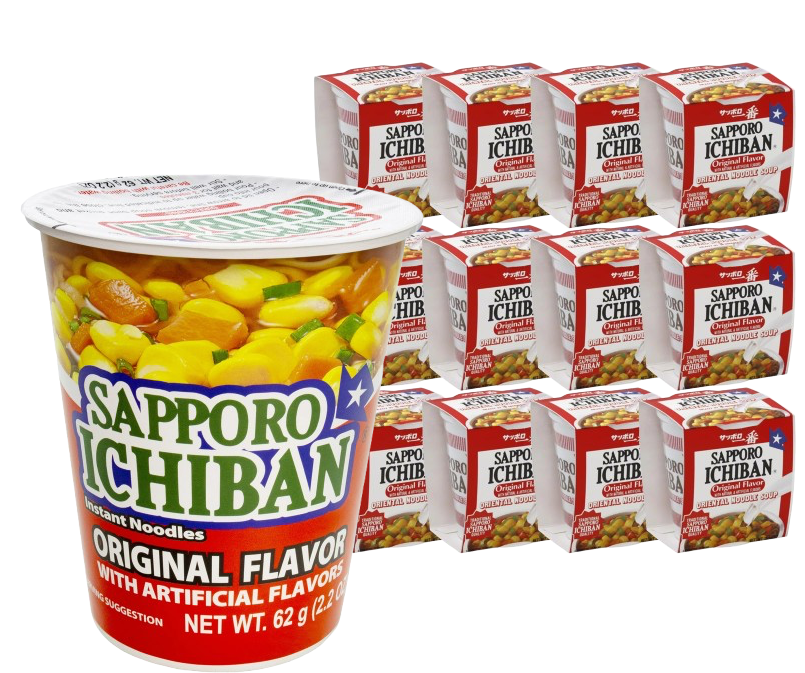 Sapporo Original Noodle Soup Cup (12 Pack) – Martie