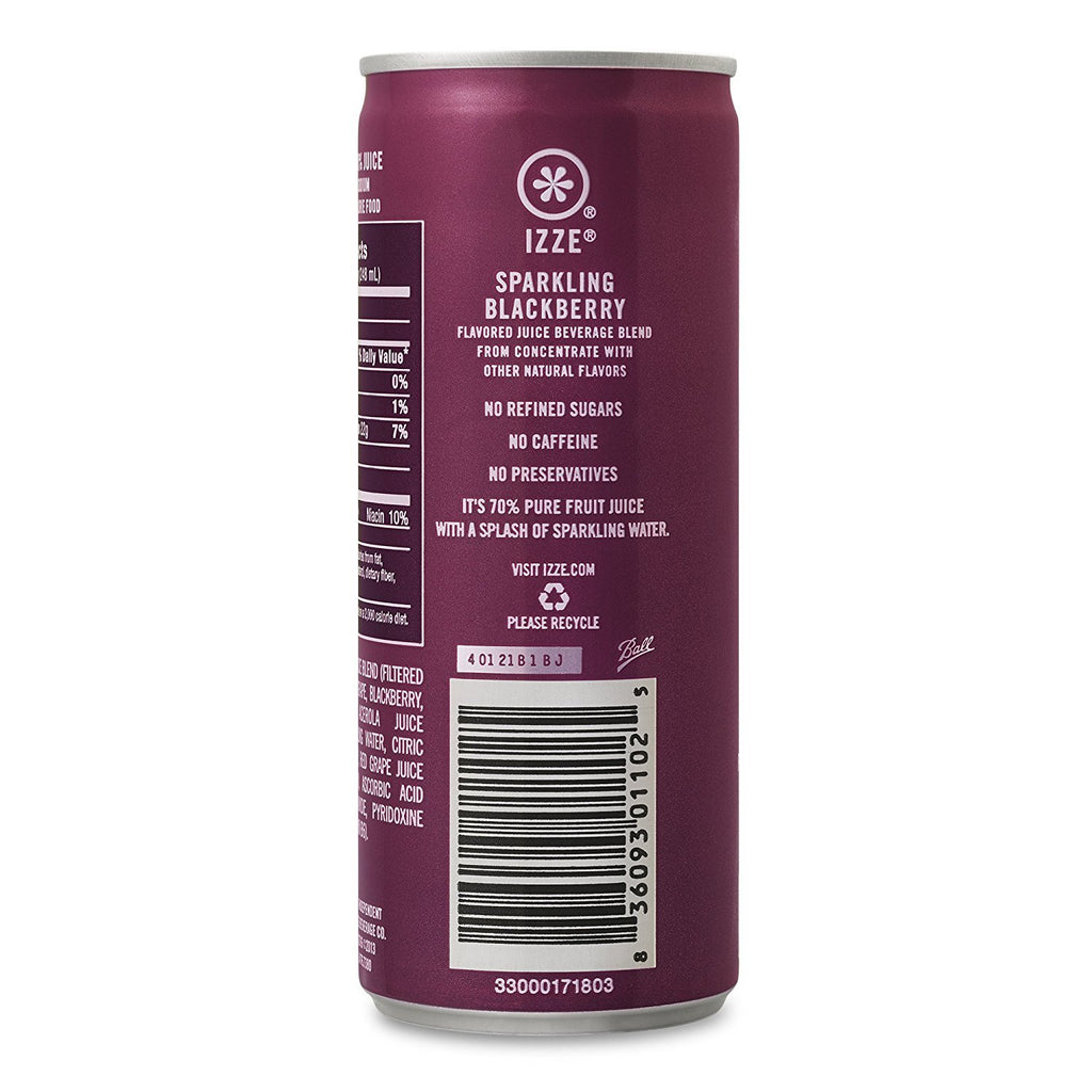 Izze Beverage Blackberry Sparkling Juice (6 Pack) – Martie