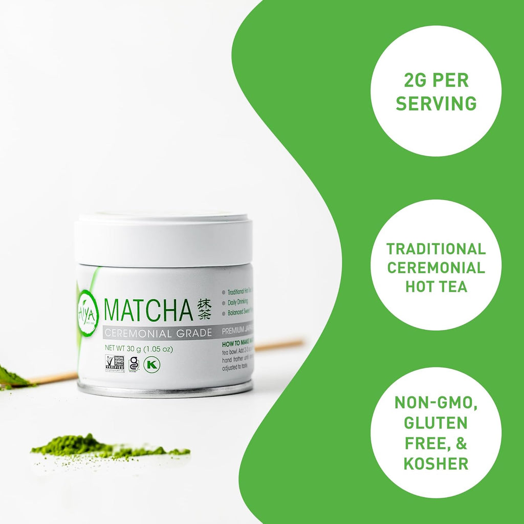 Aiya Authentic Japanese Premium First Harvest Matcha Green Tea Powder ...