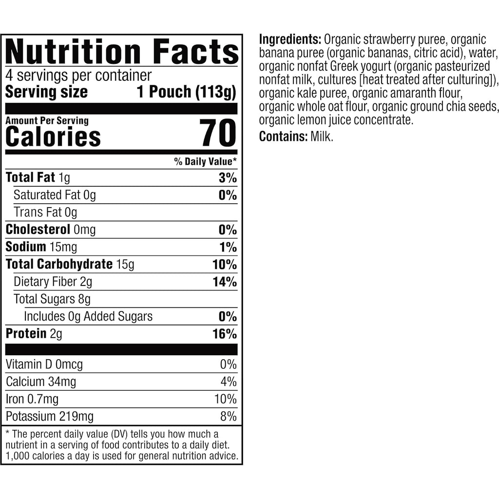 Plum Organics Mighty 4 Food Group Blend (4 Pack) – Martie