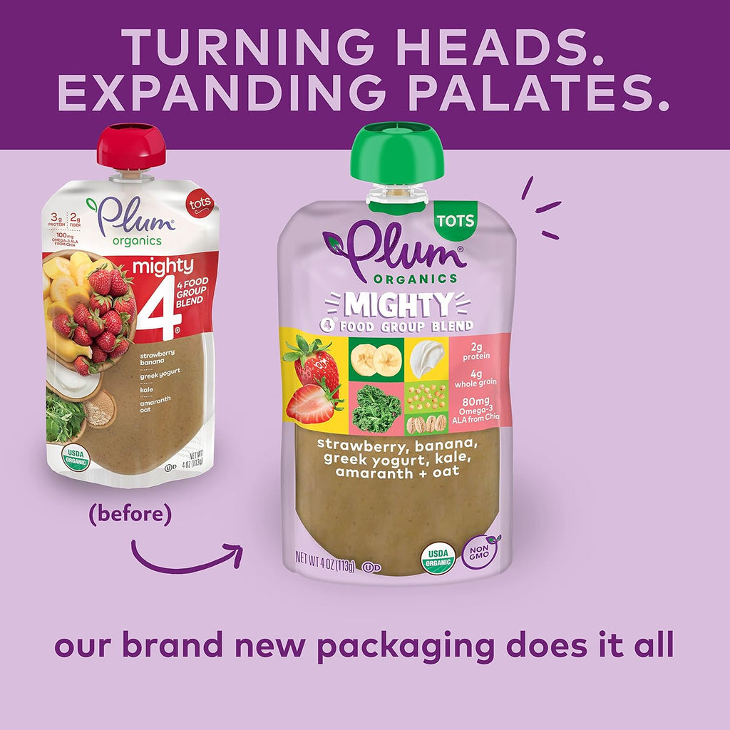 Plum Organics Mighty 4 Food Group Blend (4 Pack) – Martie