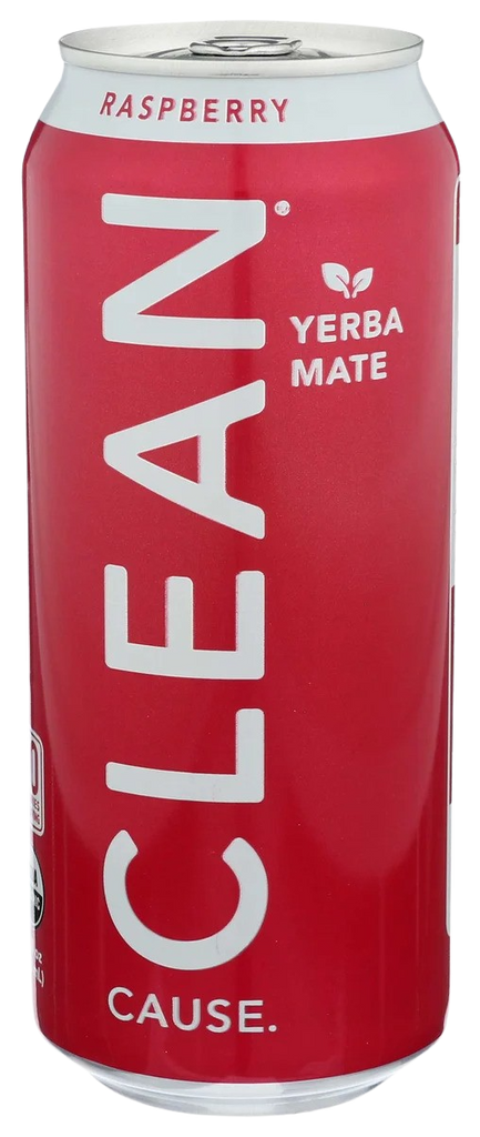 Clean Cause Raspberry Sparkling Yerba Mate – Martie