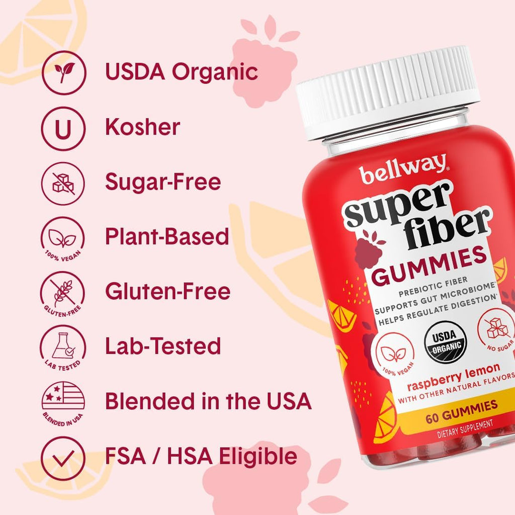 Bellway Raspberry Lemon Super Fiber Gummies Dietary Supplement – Martie
