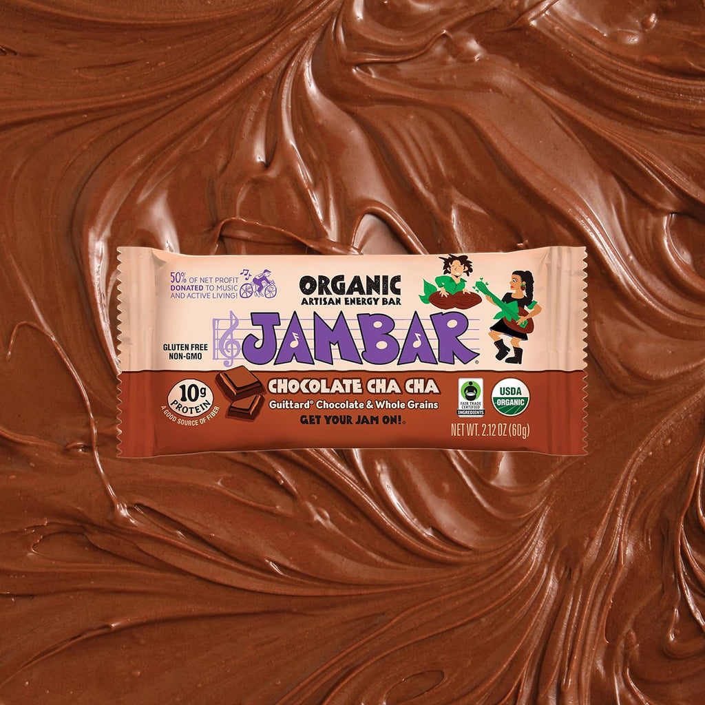 JAMBAR Organic Artisan Energy Bar - Chocolate Cha Cha (12 CT) – Martie
