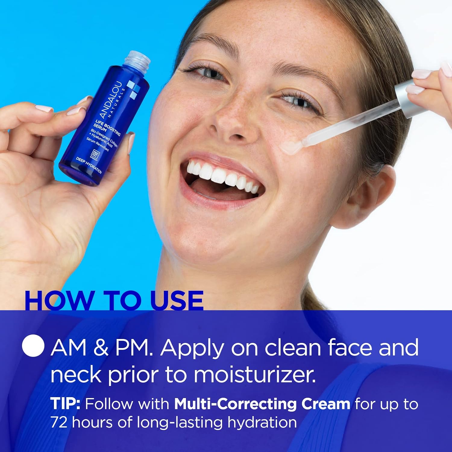 Andalou Naturals Deep Hydration Life Boosting Face Serum – Martie