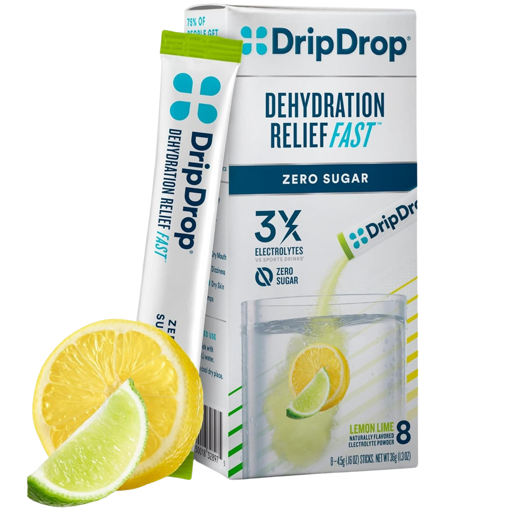 DripDrop Dehydration Relief Fast Electrolyte Drink Mix - Zero Sugar ...