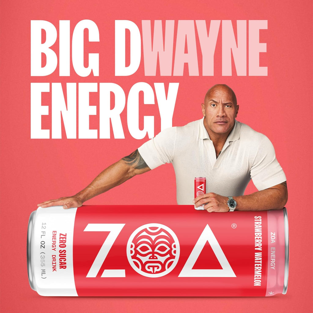 ZOA Strawberry Watermelon Energy Drink (12 Pack) – Martie
