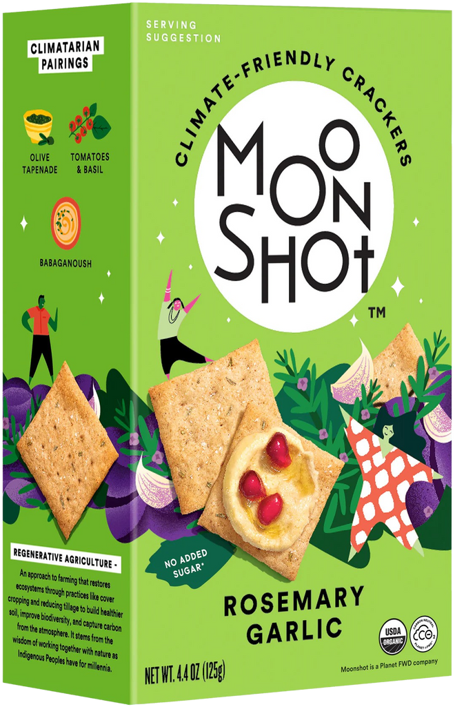 Moonshot Snacks Rosemary Garlic Crackers – Martie
