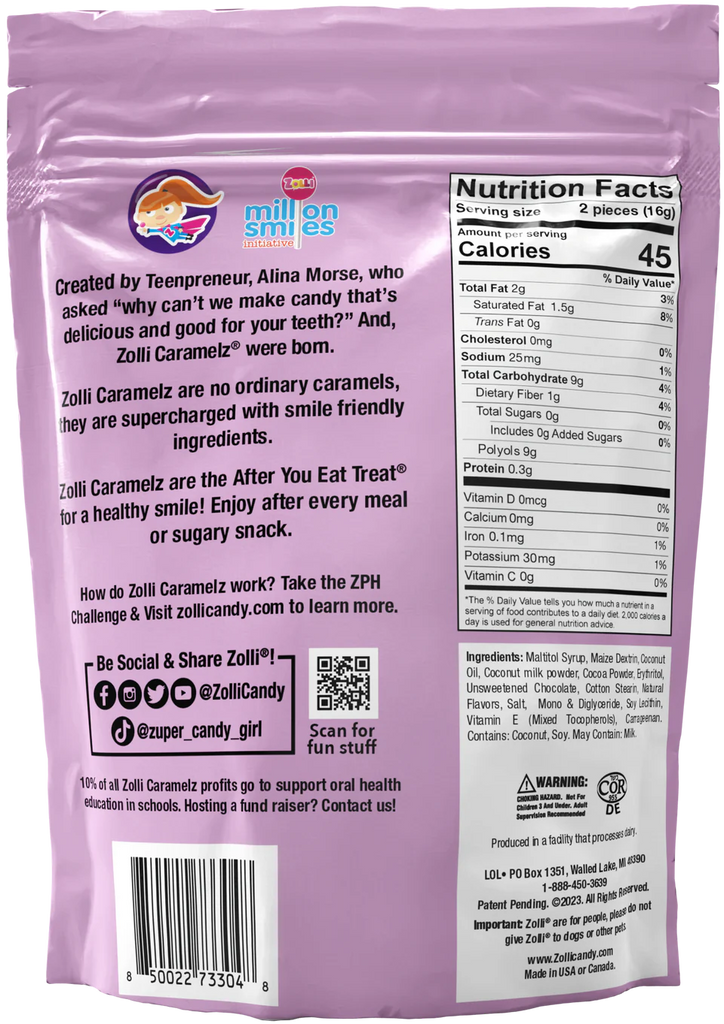 Zolli Candy Caramelz Mashups - Chocolate – Martie