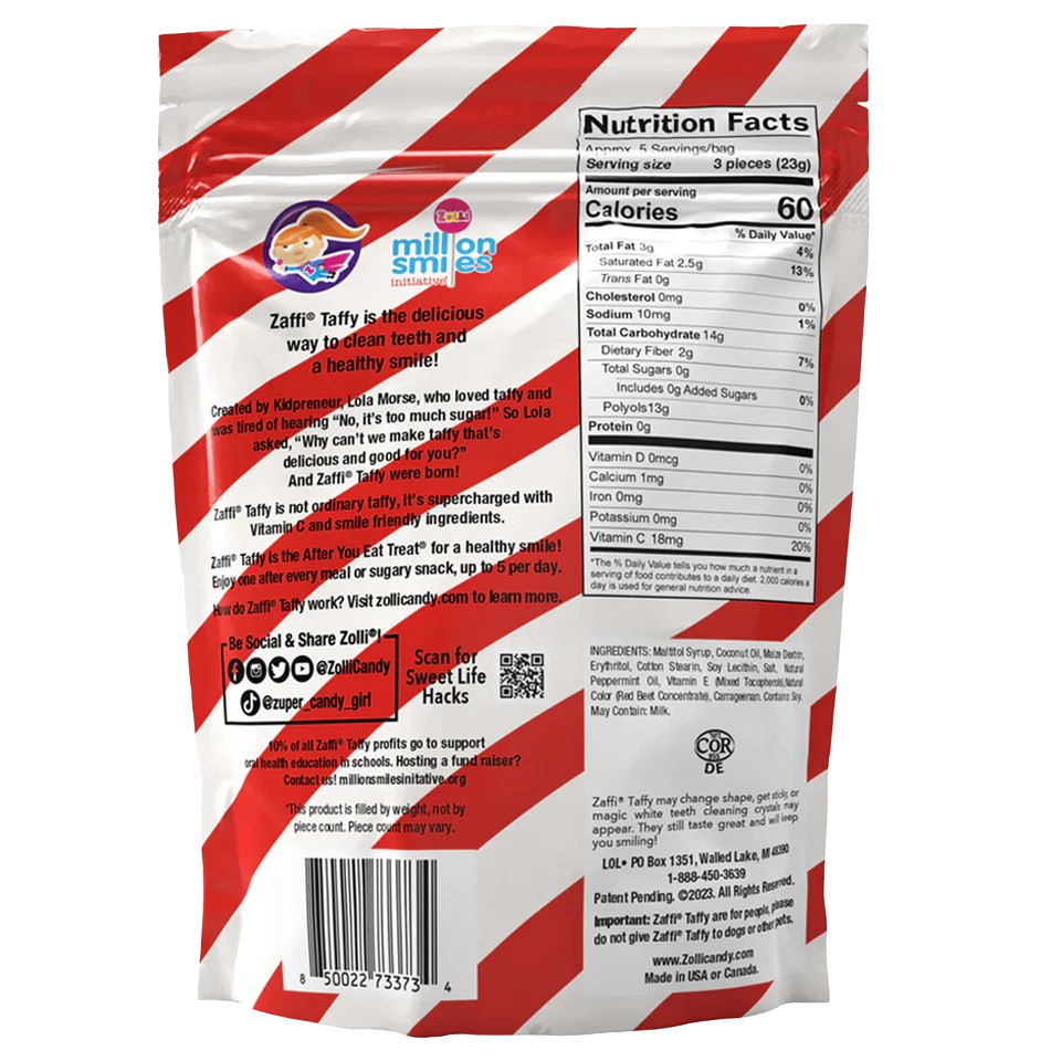 Zolli Candy Zaffi Taffy Peppermint Twist – Martie