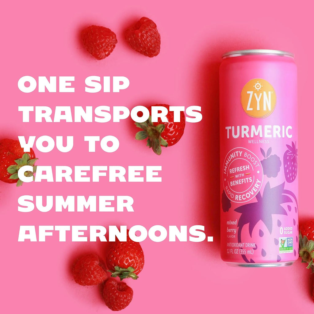 Zyn Mixed Berry Turmeric Wellness Drink – Martie