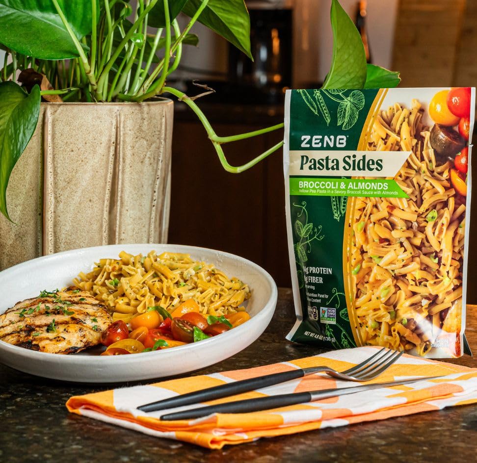ZENB Broccoli & Almonds Pasta Side (8 Pack) – Martie