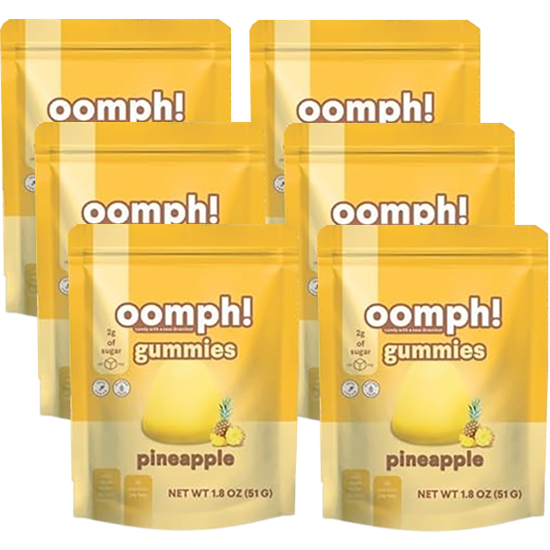 Oomph Low-Calorie Gummies - Pineapple (6 Pack) – Martie