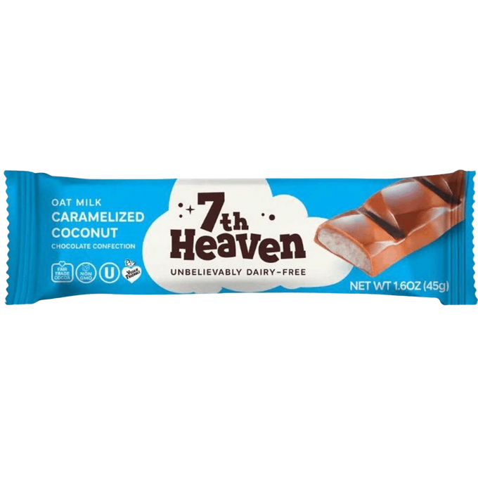 7th Heaven Oat Milk Caramelized Coconut Chocolate Bar – Martie