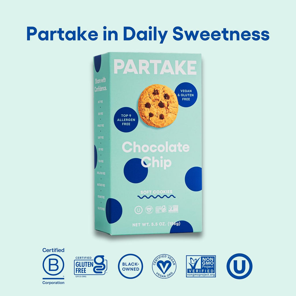 Partake Foods Chocolate Chip Soft Baked Cookie – Martie