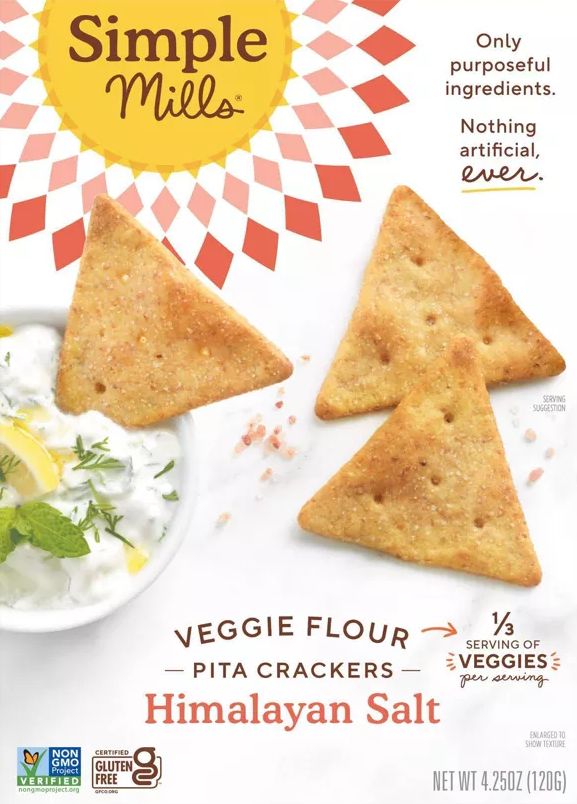 Simple Mills Himalayan Salt Pita Crackers (2 Pack) – Martie