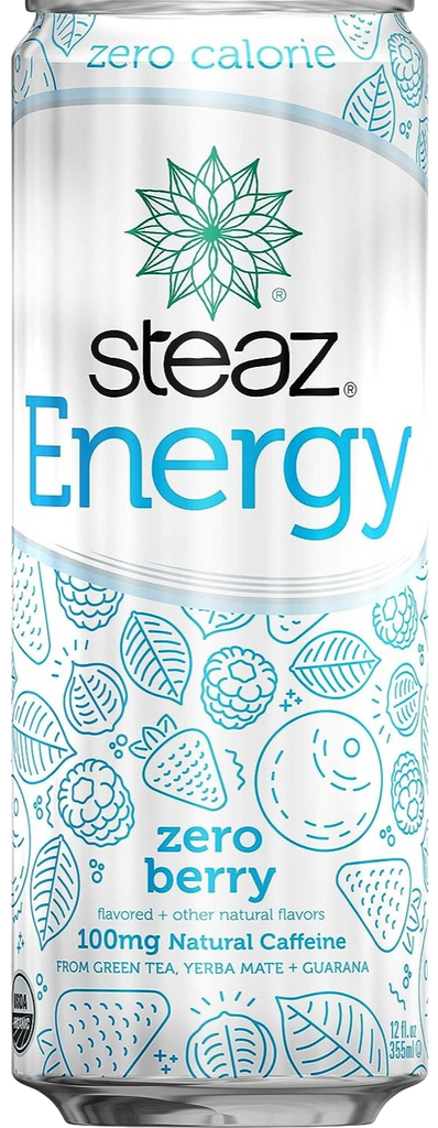 Steaz Berry Zero Calorie Energy Fuel Drink – Martie