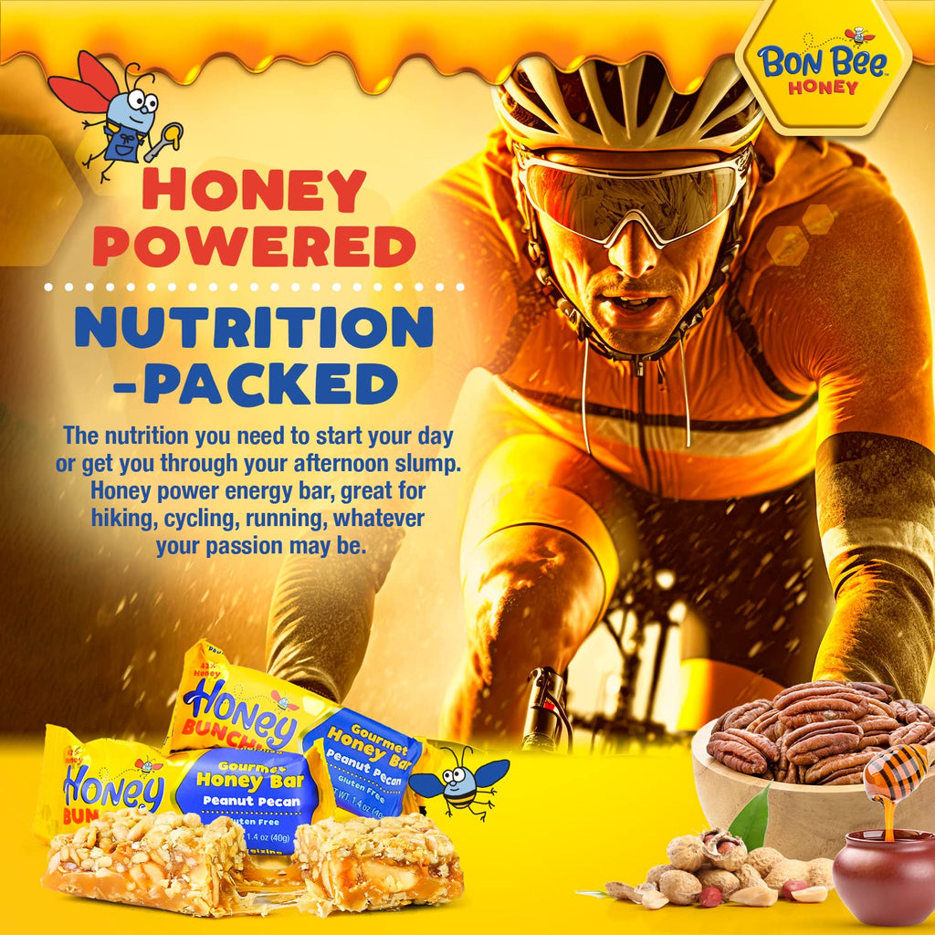 Bon Bee Peanut Pecan Honey Bar (12 Pack) – Martie