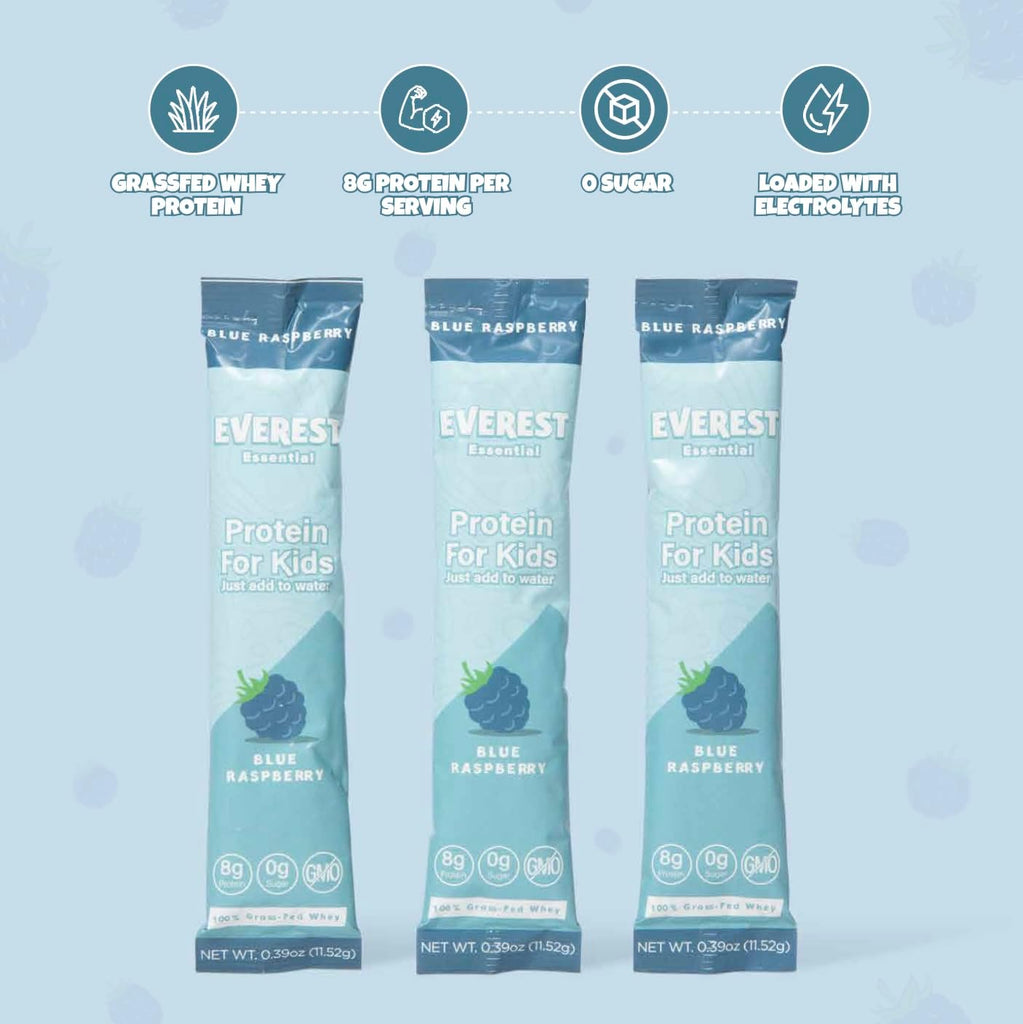 Everest Essentials Protein for Kids - Blue Raspberry (10 CT) – Martie