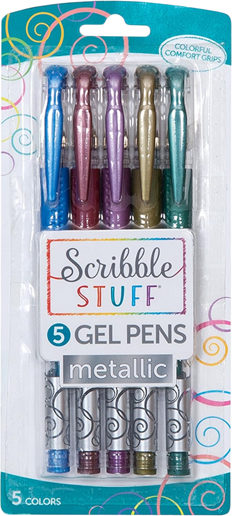 Mattel Stuff Metallic Gel Pen (5 CT) – Martie
