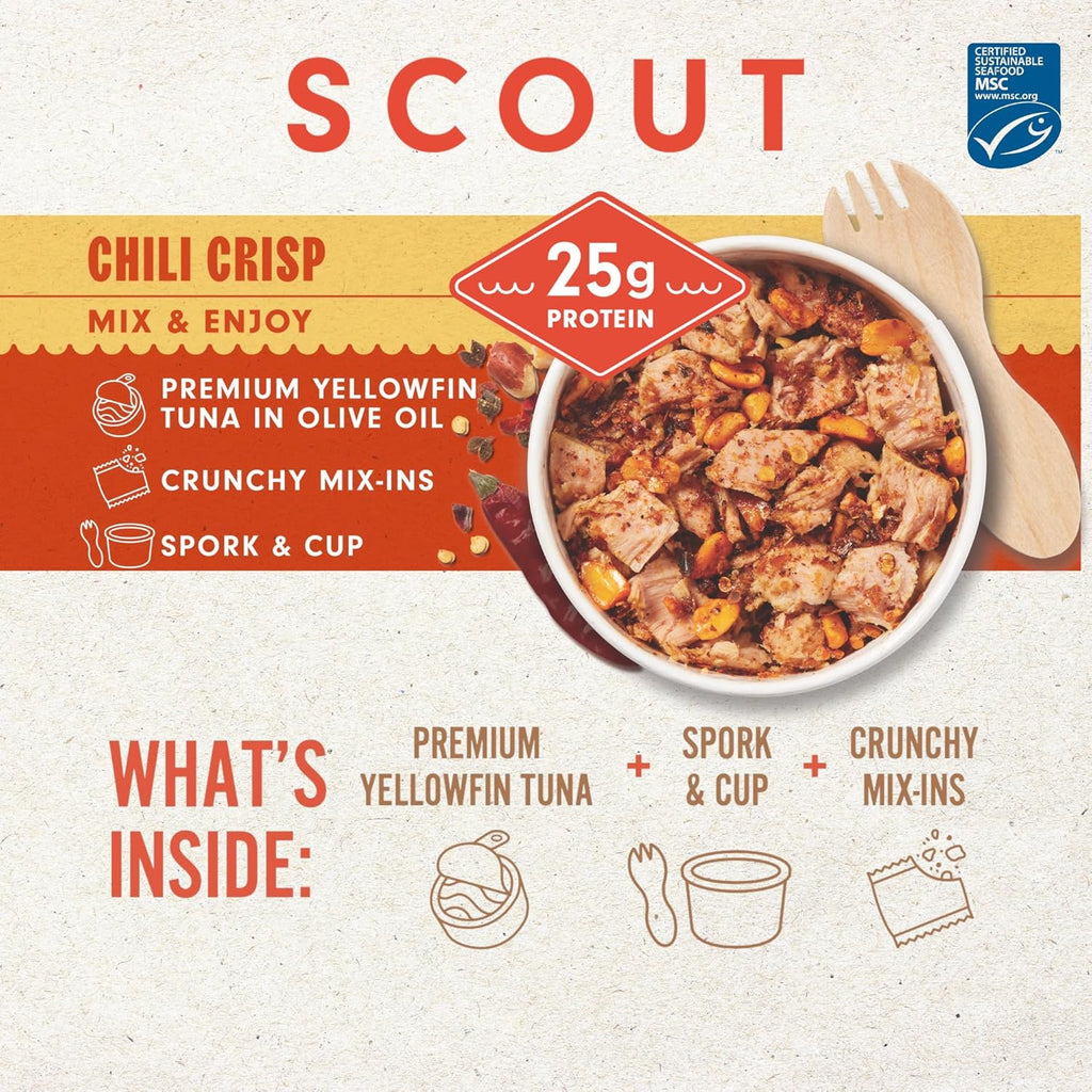 Scout Chili Crisp Tuna Snack Kit (6 Pack) – Martie