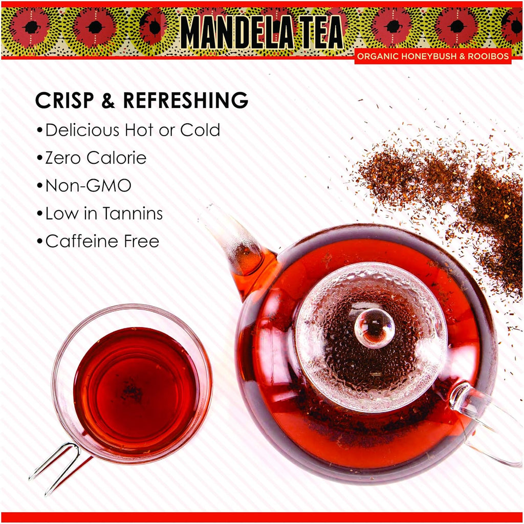 Mandela Tea Organic Honeybush & Rooibos Tea Bundle (60 CT) – Martie
