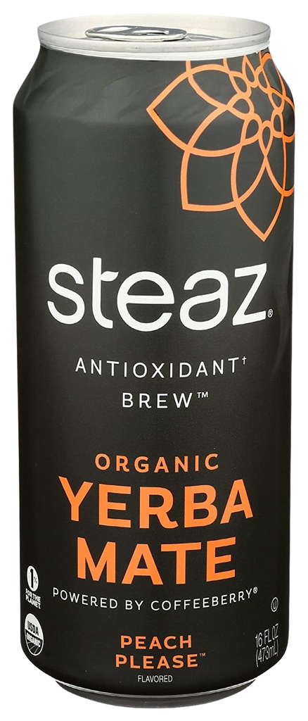 Steaz Organic Peach Please Yerba Mate – Martie