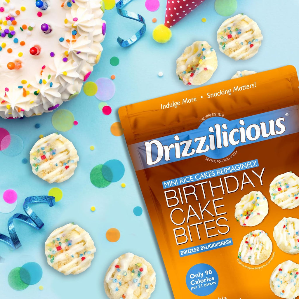 Drizzilicious Birthday Cake Rice Crisps (10 Pack) – Martie