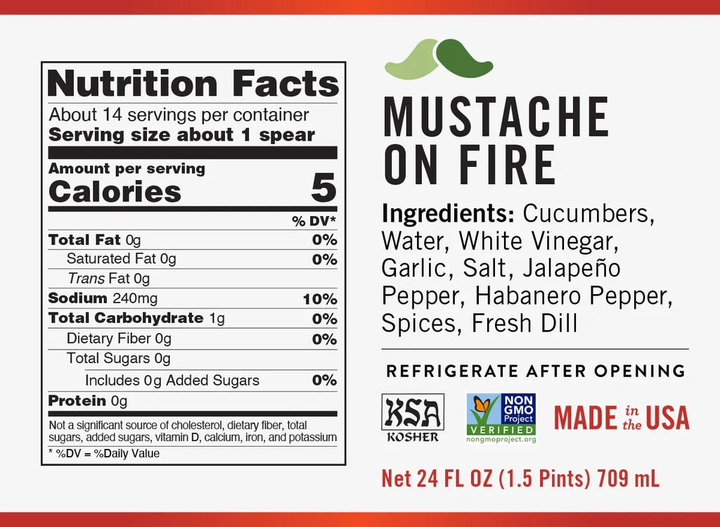 Randy's Artisanal Mustache On Fire Pickles – Martie