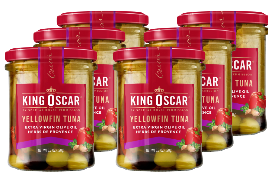 King Oscar Yellowfin Tuna Fillets in EVOO with Herb De Provence (6 Pack ...
