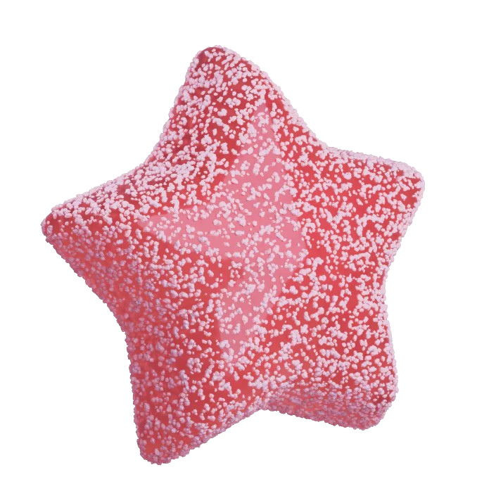 BEHAVE Candy Pink Pineapple Sour Stars (6 Pack) – Martie