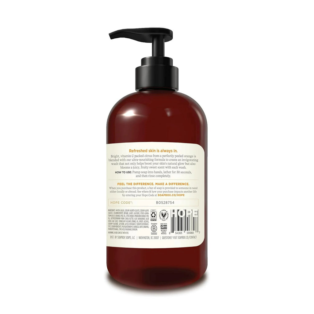Soapbox Citrus Peach Rose Liquid Hand Soap – Martie