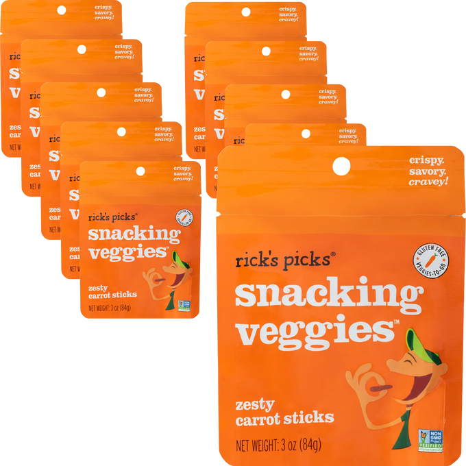 Rick's Picks Zesty Carrot Snacking Veggies (10 Pack) – Martie