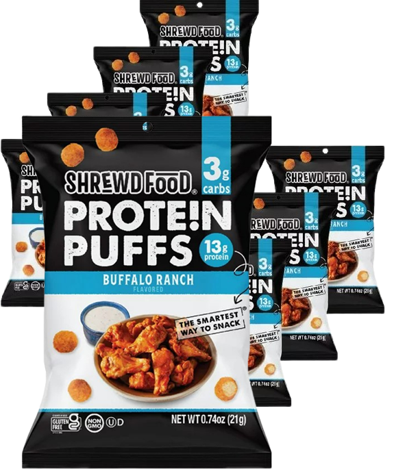 Shrewd Food Buffalo Ranch Protein Puffs (8 Pack) – Martie