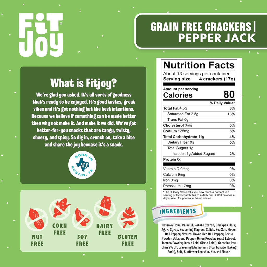 FitJoy Pepper Jack Cracker – Martie