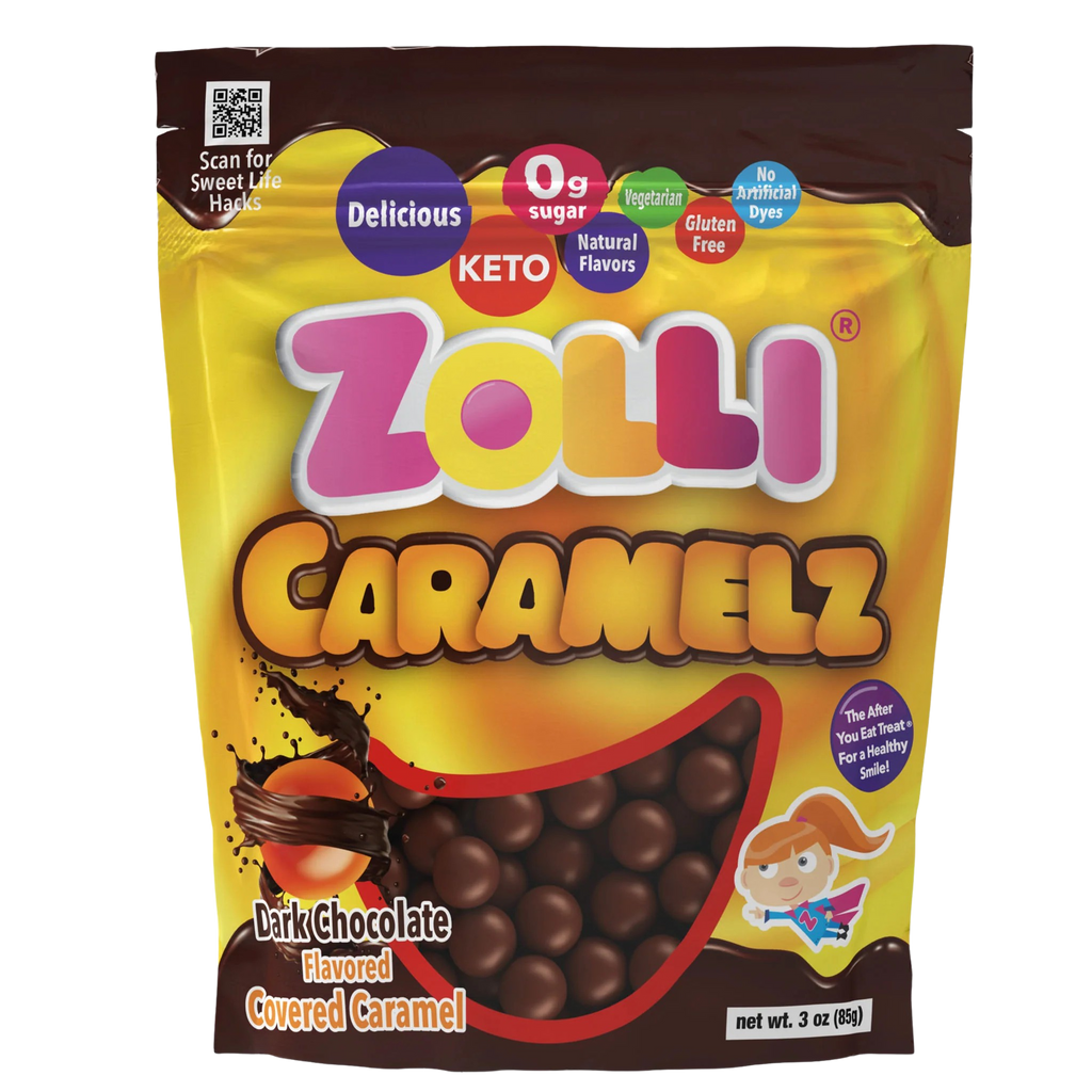 Zolli Candy Zero Sugar Dark Chocolate Caramelz – Martie