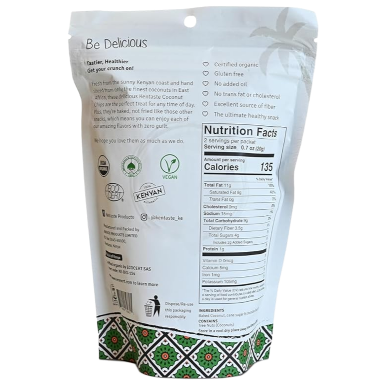 Kentaste Chocolate Coconut Chips (6 Pack) – Martie