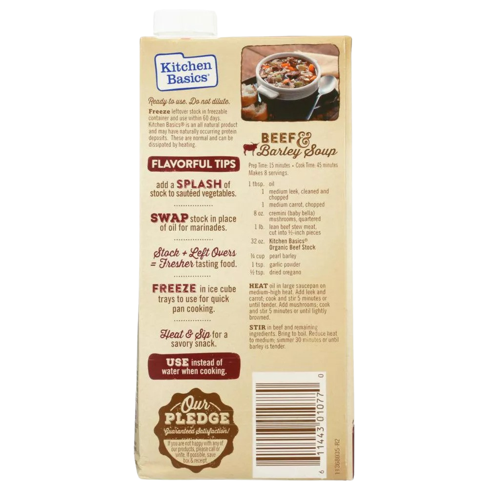 Kitchen Basics Organic Beef Stock – Martie
